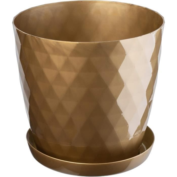 Pot De Fleurs Plastique, Pot De Plantes Avec Soucoupe, Pot De Fleurs ...