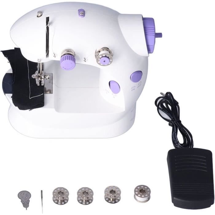 Mini Machine À Coudre, Machine À Coudre Portable, Pédale, Grande Bobine ...