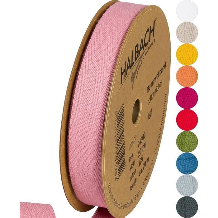 Ruban De Coton 20 Mm X 20 M - Vendu Au Mètre - Ruban En Tissu Pour ...