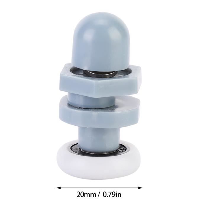 Porte en verre de salle de bains de roue de porte de rail de rouleau ...