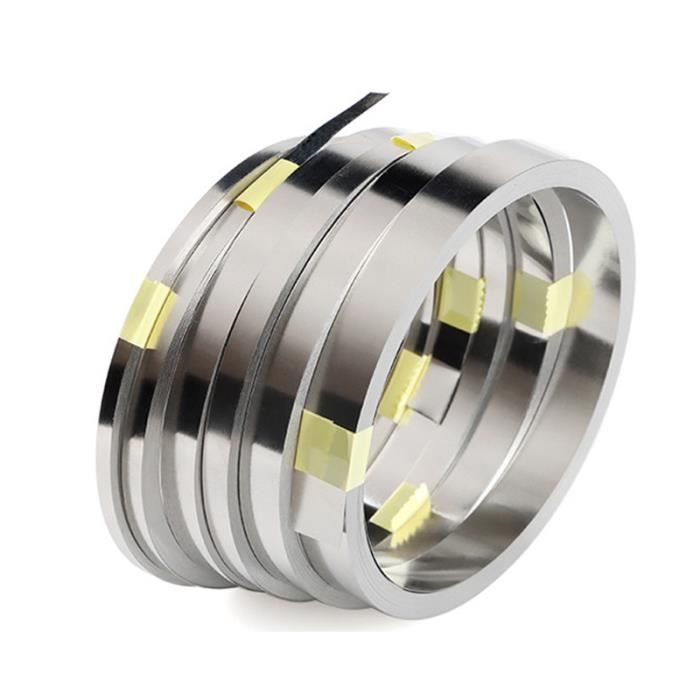 0.15x7mm-10m Plaque de tôle de dégradpour batterie connecteur de bande ...