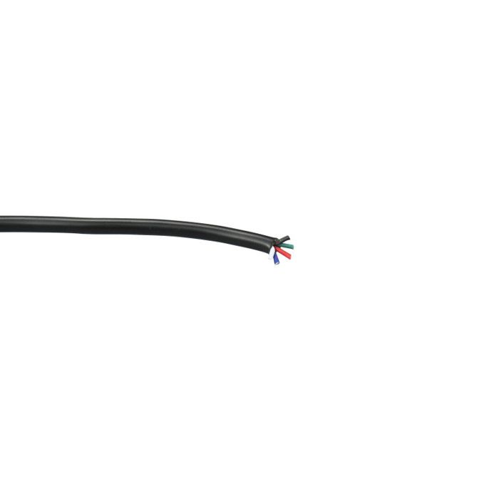 Câble pour ruban LED RBGW (5 fils) gaine noire - 10m LCL-6293 ...