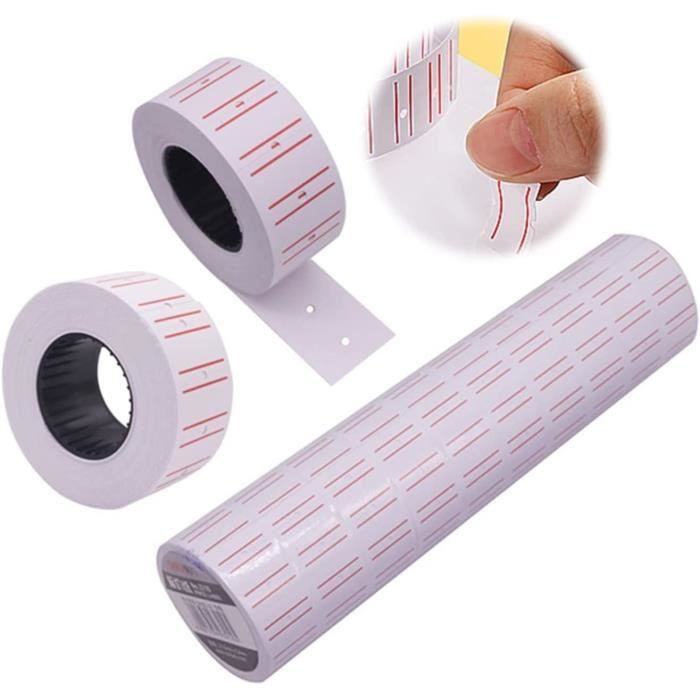 Chiffres Étiquette de Prix 10 Rouleaux Papeterie Autocollant 22 * 12mm ...