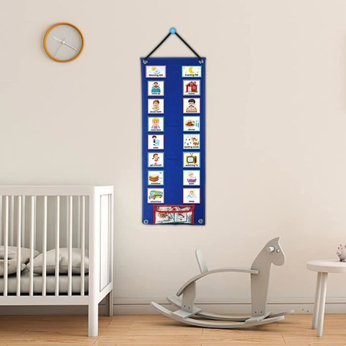 Calendrier Visuel Tableau des Routines Quotidiennes, Calendrier Visuel ...
