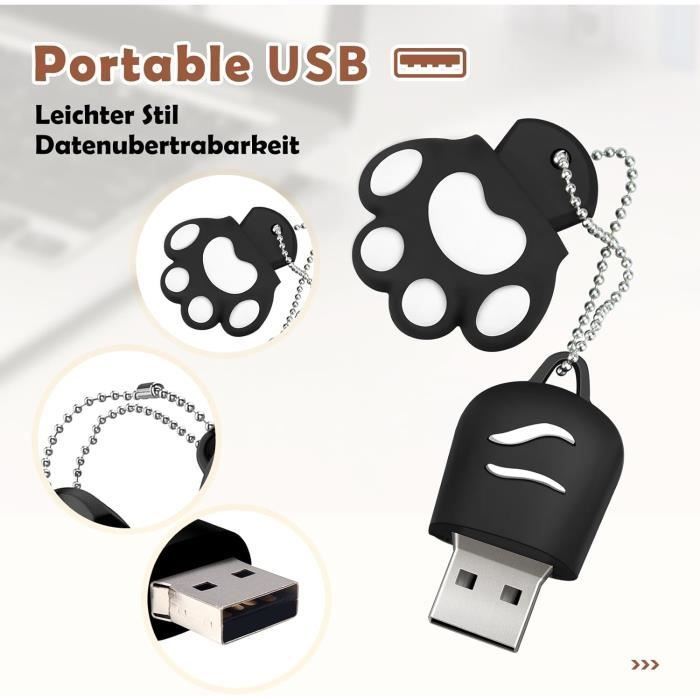 Cle Usb 64 Go - Clé Usb 2.0 Grande Capacité - Métal Mini Clef Usb ...