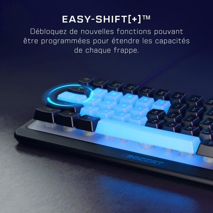 Clavier Gaming - ROCCAT - Magma Mini - Noir - Cdiscount Informatique