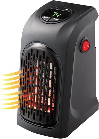 TECHTA Chauffage Electrique Portable Handy Heater Poêle Electrique 400 ...