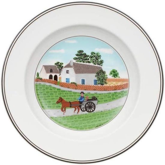 Villeroy Et Boch 10-2337-2702 Assiette Creuse Porcelaine Vert 21 Cm 1 Assiette[n93] - Cdiscount ...