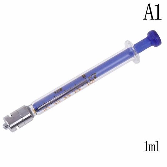 1 ml - Seringue en verre réutilisable Luer Lock - Cdiscount Bricolage