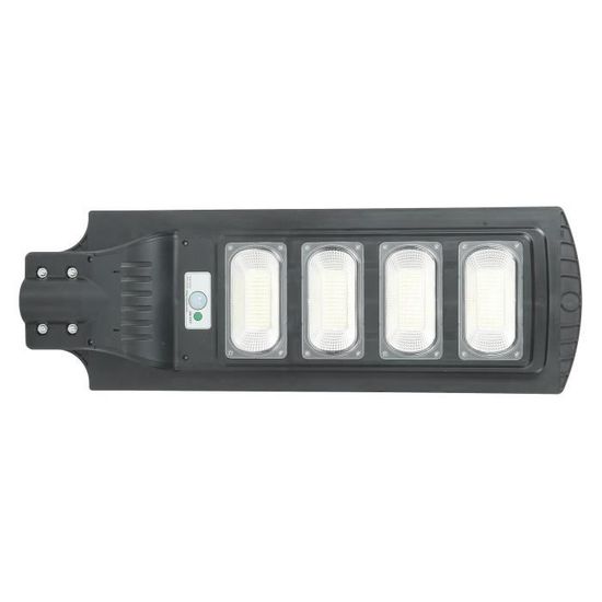 Fdit Lampadaire extérieur Réverbère Solaire 200W Lampe de Capteur de Mouvement à Induction Radar ...