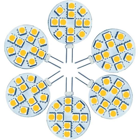 G4 Led 12V 2W Blanc Chaud Ac-Dc12-24V De Remplacement Pour Ampoules ...
