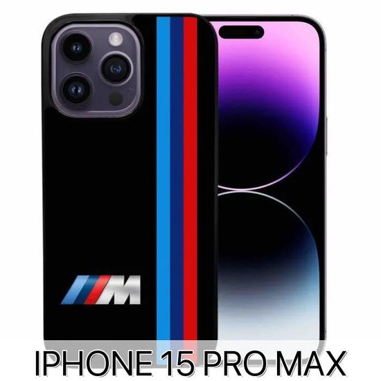 Coque pour iPhone 15 Pro Max - Bmw M Performance Noir - Cdiscount Téléphonie