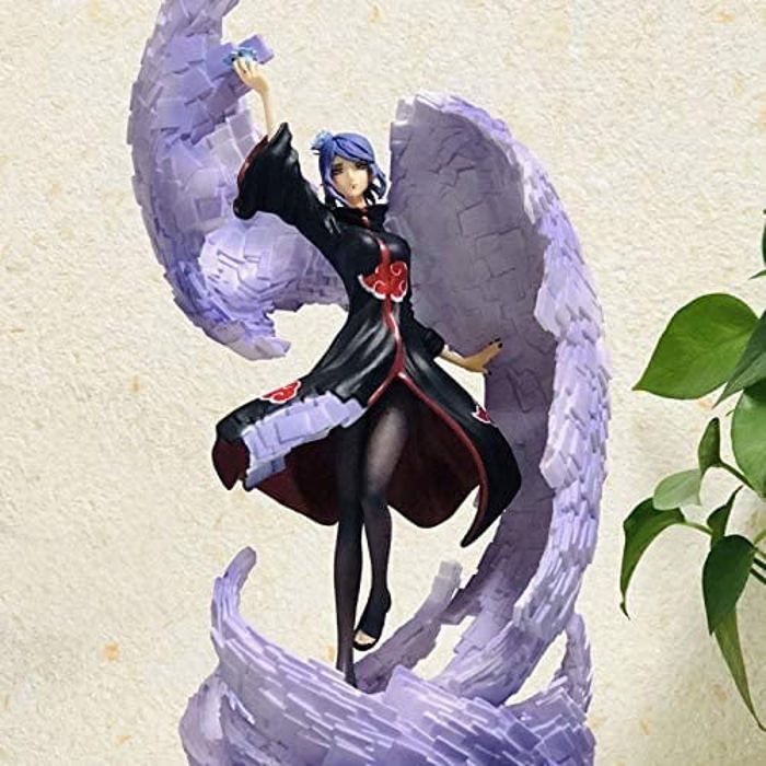 Anime Naruto Shippuden Figurine Akatsuki Hidan Konan Statue PVC ...