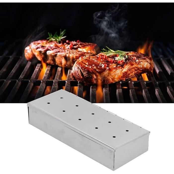 BARBECUE smoker box grill box résistant à lusure bonne brillance pour ...