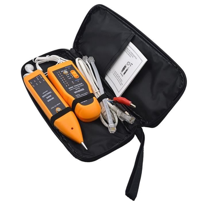 Testeur de câble réseau pour traceur de fil téléphonique, pour test de ...