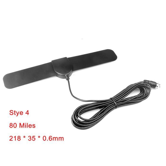 Antenne Numérique Intérieure 4k-8k, Amplificateur Actif, Boîtier Dtv Hd ...