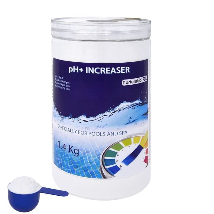 Piscines, spas et accessoires NortemBio Pool pH+ Plus 1,4 Kg, Elevateur ...