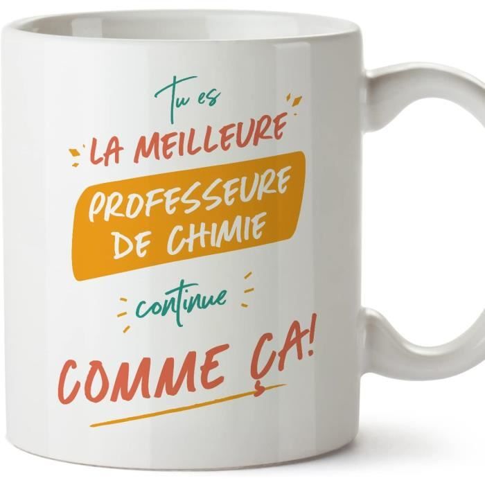 Tasses Pour Professeure De Chimie - En Français - Cadeau Original Pour ...