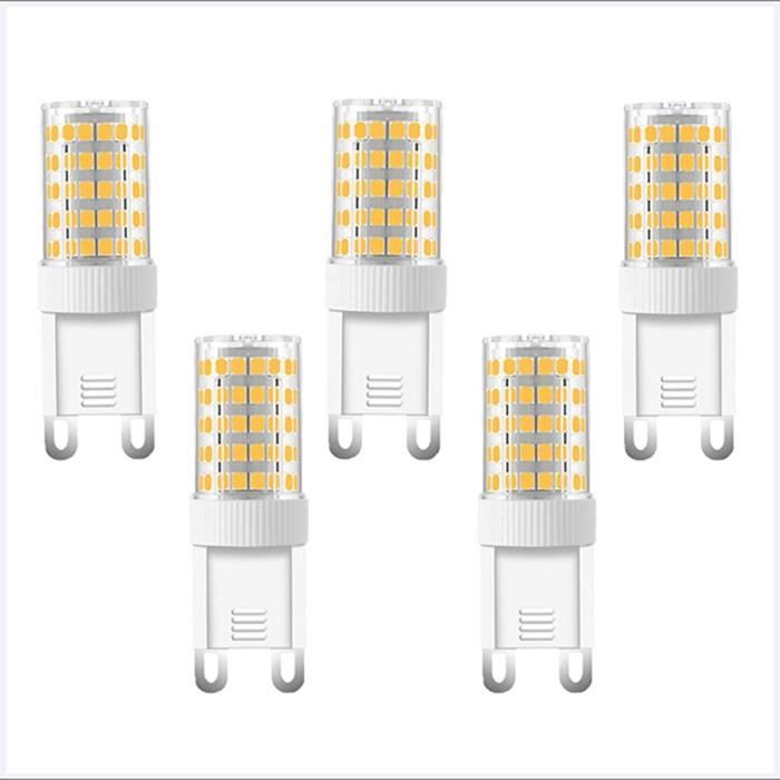 Ampoules LED G9 10W, Ampoule 6000k Blanc Froid, sans Scintillement, Equivalente 100W Halogène ...