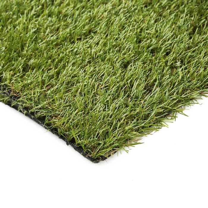 Gazon synthétique 20 mm - Rouleau 4 x 1m soit 4m² - Cdiscount Jardin