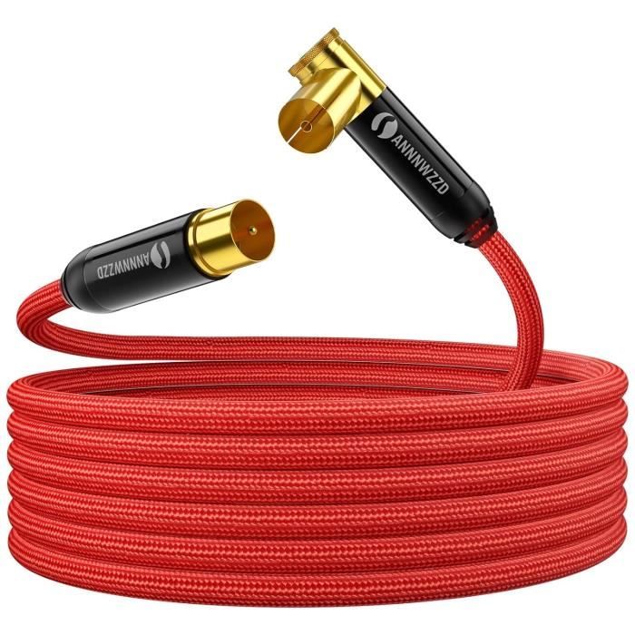 Cable Antenna Tv 1X 90° Angle Cable Tv Antenna 4K Hd Cable Coaxial Tv ...