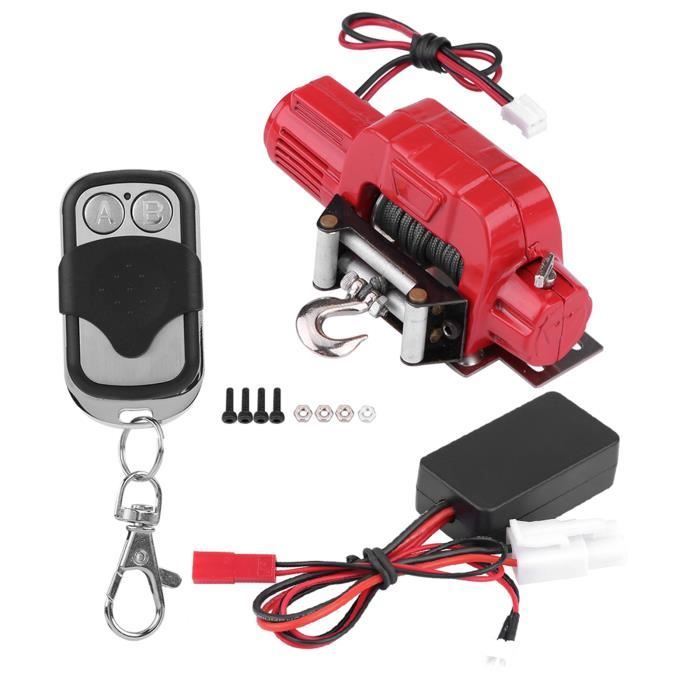 1/10 RC chenille treuil sans fil métal télécommande treuil récepteur ...