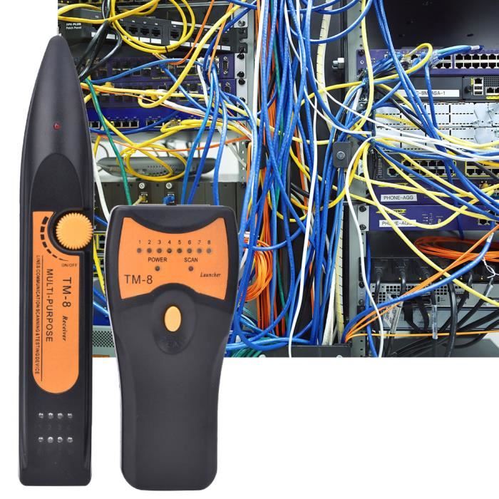 Fdit recherche de ligne téléphonique TM-8 UTP STP RJ45 RJ11 LAN testeur ...