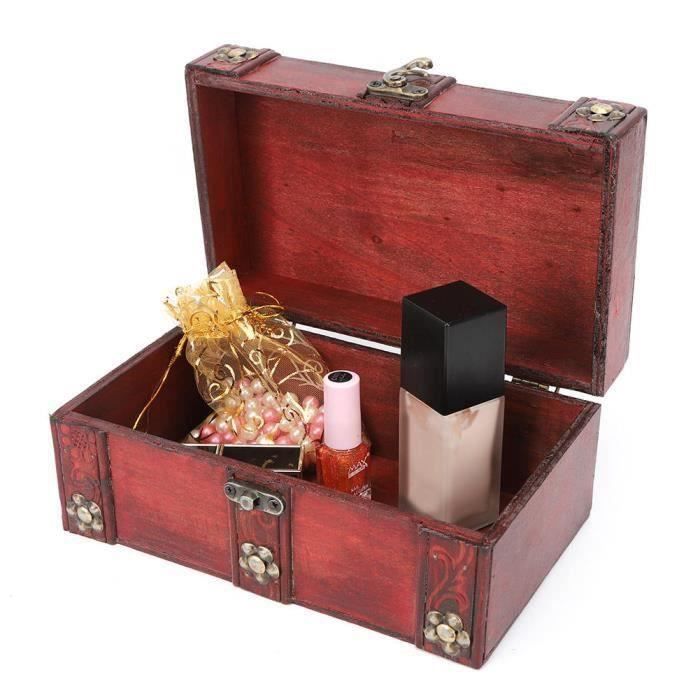 XINGFU-Fdit Boîte en bois Boîte de rangement artisanale en bois antique ... XINGFU-Fdit Boîte en bois Boîte de rangement artisanale en bois antique ...