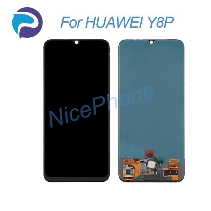 ECRAN DE TELEPHONE,Black Screen Only Écran tactile LCD pour HUAWEI Y8P ...