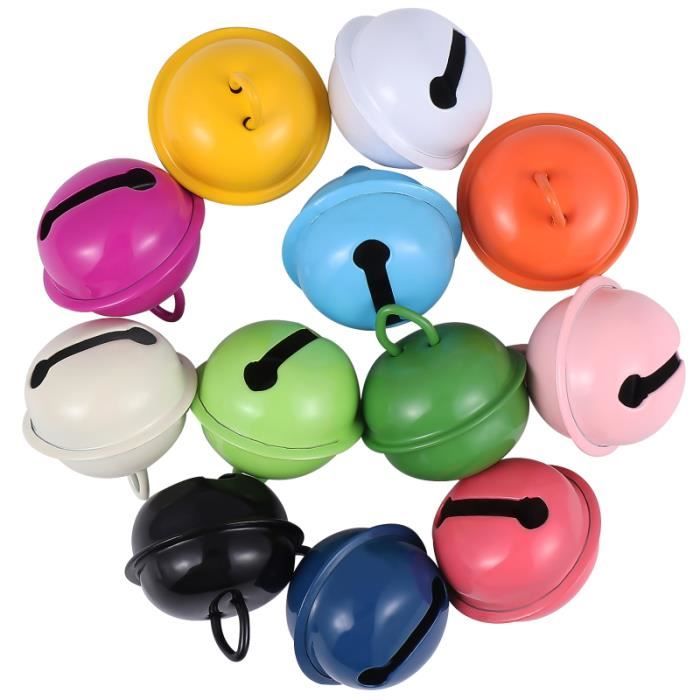 50 22 mm en métal cloche de Noël Bell Color cloche pour le collier de ...