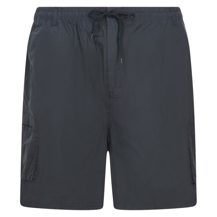 Bermuda cargo grande taille homme - Nick Duke - Bleu - Résistant ...