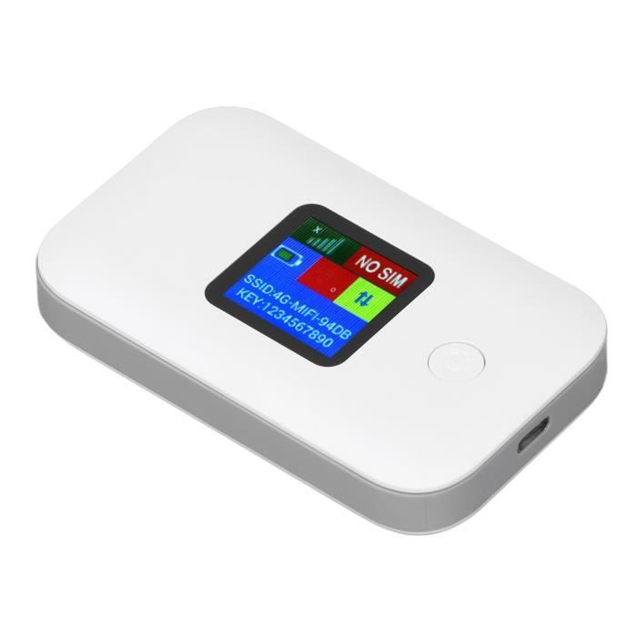 Pwshymi routeur WiFi Mobile 4G Modem WiFi 4G LTE professionnel 300 Mbps ...