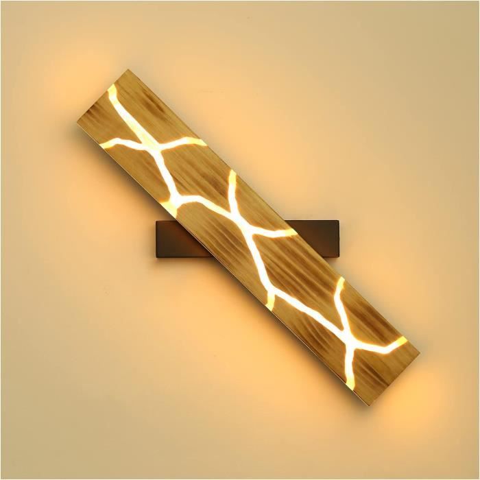 LNXGJJ Applique Murale LED, 55 CM Intérieure Applique eois, 18W Lampe ...