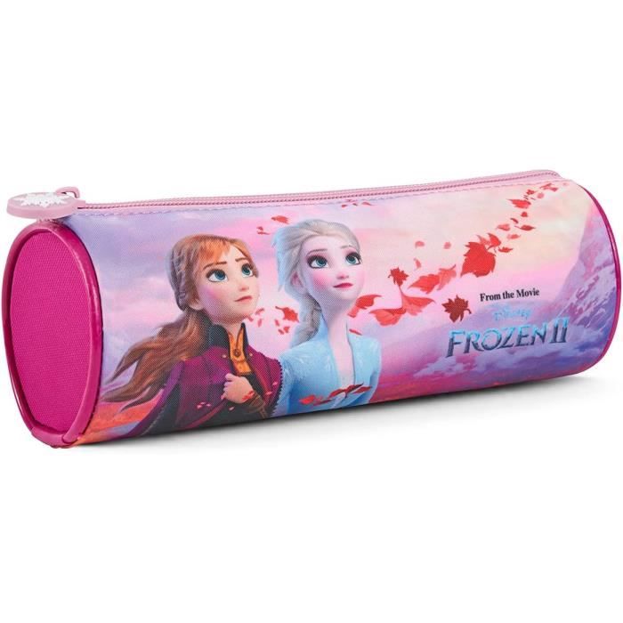 Frozen Trousse Ecole Fille Enfant - étui Scolaire Reine des Neiges Rose ...