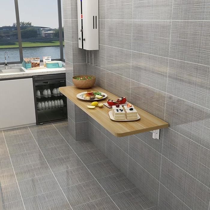 Bureau Rabattable, Table Murale Pliante, Table Murale Rabattable En ...