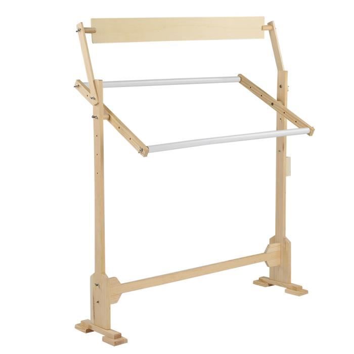 SIE Cadre en bois réglable de support de broderie de grande taille pour ...