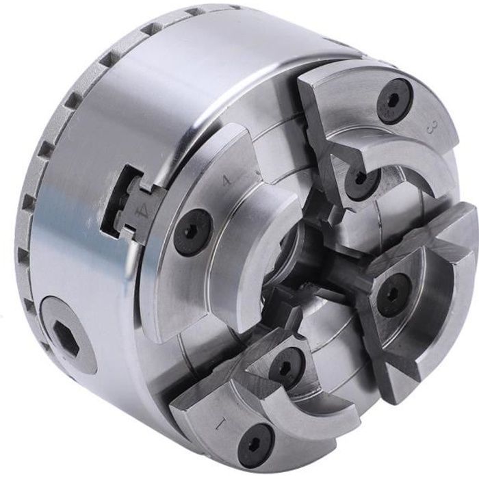 Mandrin de 3 Mandrin de tour de 3,75 po Réglage de l'autocentrage à 4 ...