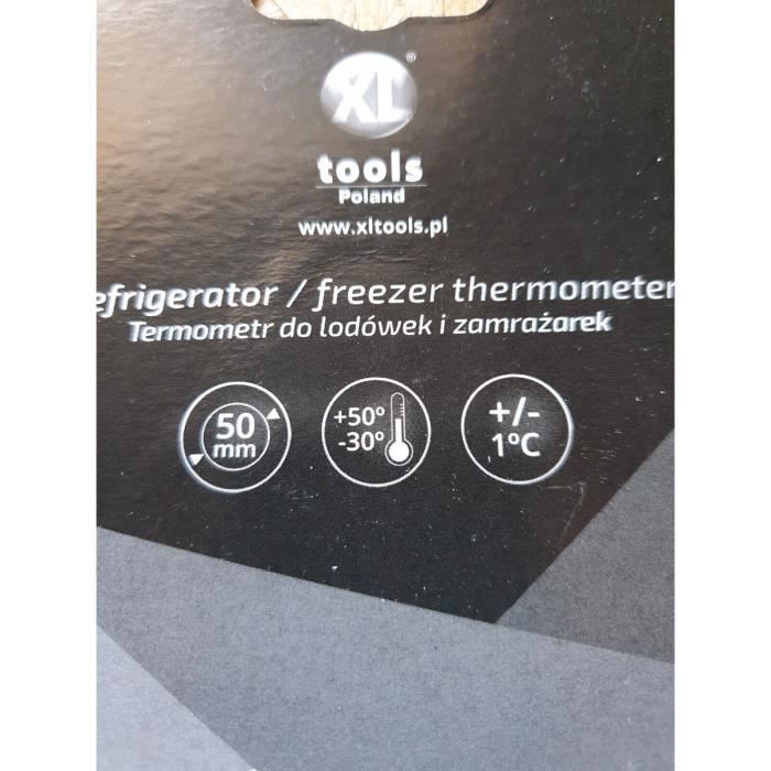 Thermomètre réfrigérateur ou congélateur , -30°C à + 50°C ,à accrocher ...