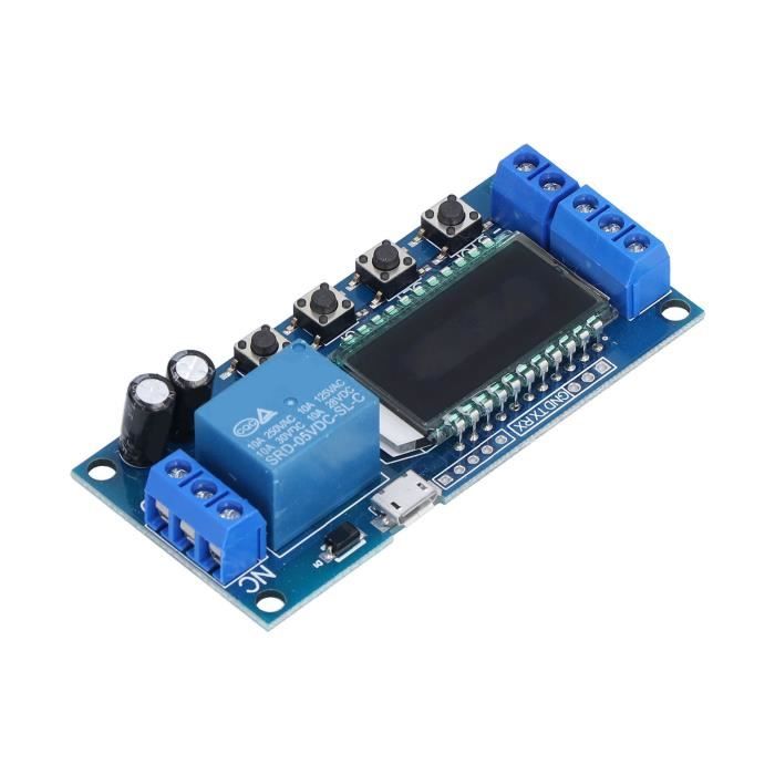 Tbest module de relais de retard Module de relais LCD Retard Panne de ...