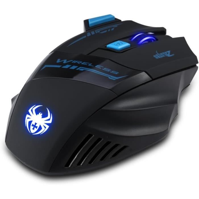 Souris Gamer Sans Fil,Souris Sans Fil Optique Usb,2400Dpi 2,4 Ghz 7 ...