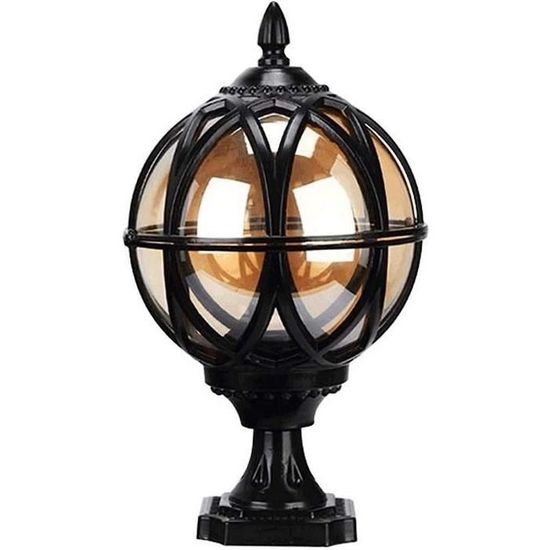 Lampadaire Jardin Extérieur, Lanternes Poteau Globe En Verre En ...