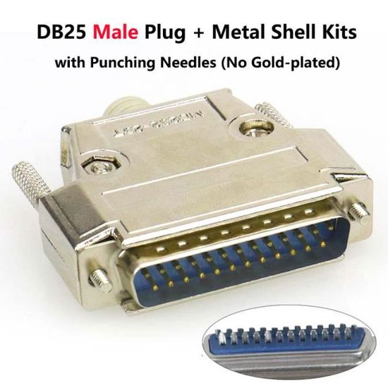 Male Punching-Prise mâle DB25-kit femelle de coquille en métal de ...