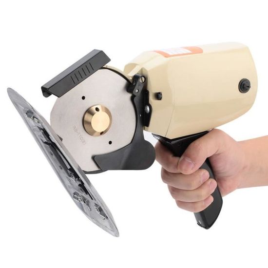 Akozon Coupeur de tissu rond électrique Machine de découpe de garniture ...