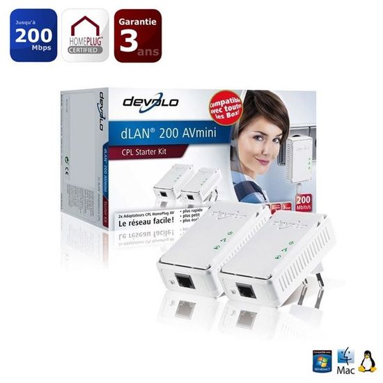 Devolo dLan 200 AV Mini - Cdiscount Informatique