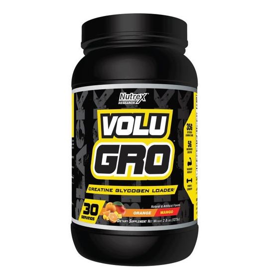 Volu Gro 2.8lbs Orange Mango Nutrex Research Boisson de Recuperation ...