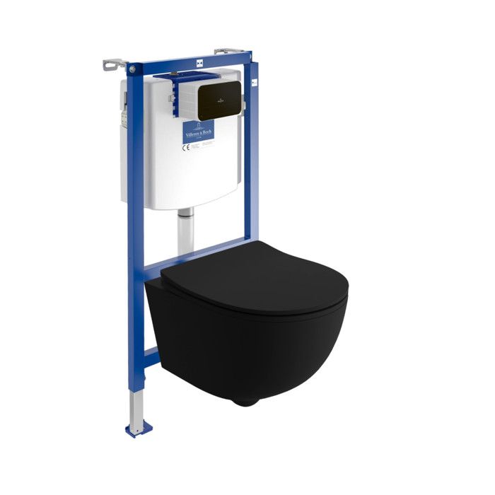 ViConnect H112 WC encastré avec plaque de commande + WC suspendu Brava ...