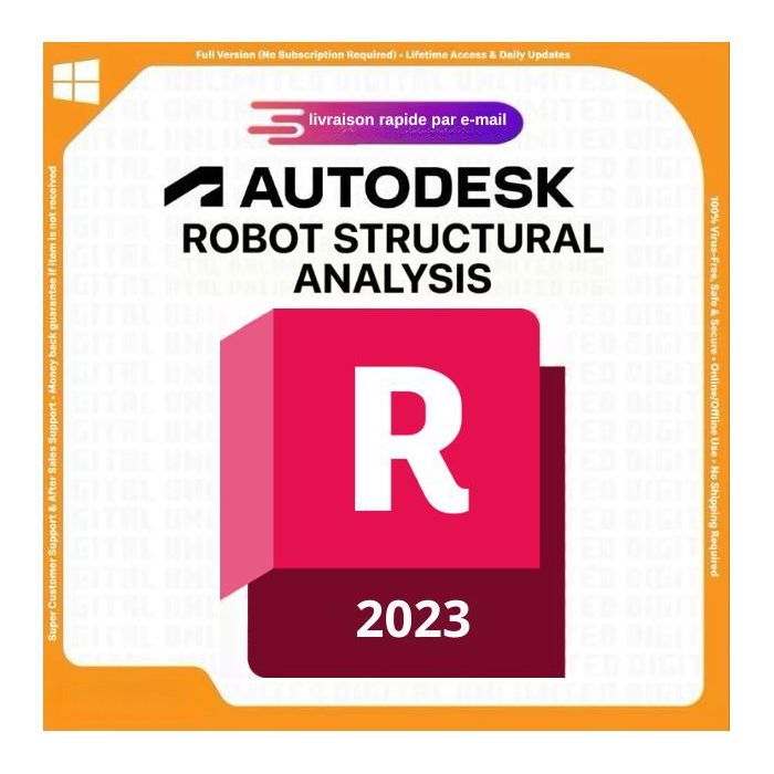 Autocad Robot structural analysis 2023 (PC) (3 Appareil, 1 an) - Autodesk Clé - Livraison rapide ...