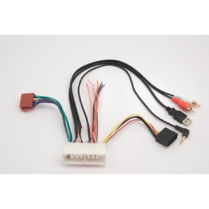 Adaptateur autoradio - ADNAUTO - Fiche ISO Kia - USB - RCA - Jack ... Adaptateur autoradio - ADNAUTO - Fiche ISO Kia - USB - RCA - Jack ...