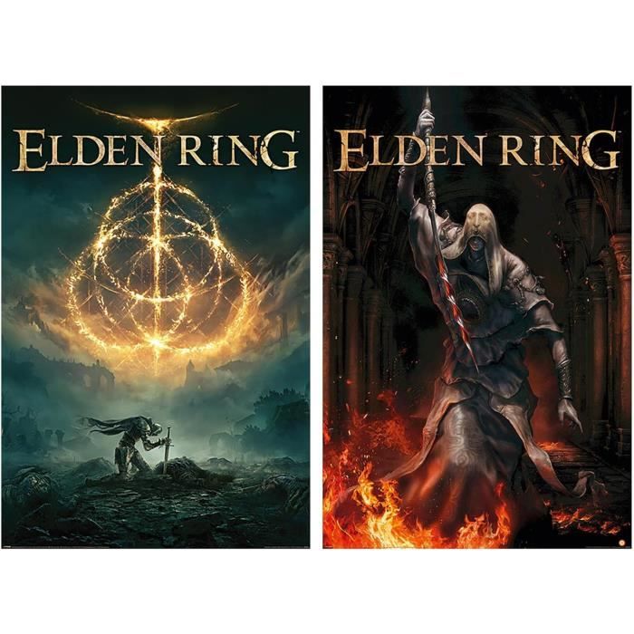 Elden Ring Lot De 2 Posters 61 Cm X 91,5 Cm[u7224] - Cdiscount Maison