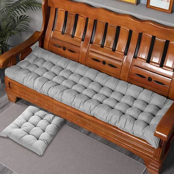 Coussin de banc épais 2-3 places, 100-120 cm, pour cha de banc de ...
